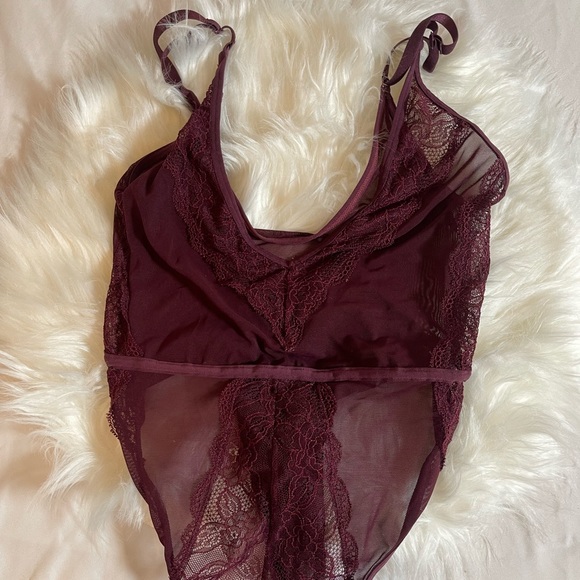 PrettyLittleThing | Intimates & Sleepwear | Mesh Purple Teddy Lingerie ...